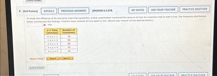 Solved Submit Answer 6. [0/4 Points] DETAILS Need Help? | Chegg.com