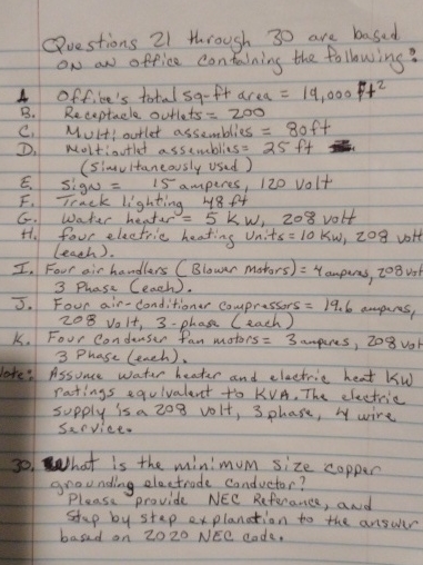 Solved Questions 21 ﻿through 30 ﻿are based on an office | Chegg.com