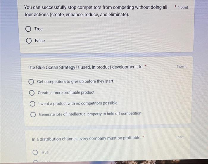 Solved You can successfully stop competitors from competing | Chegg.com