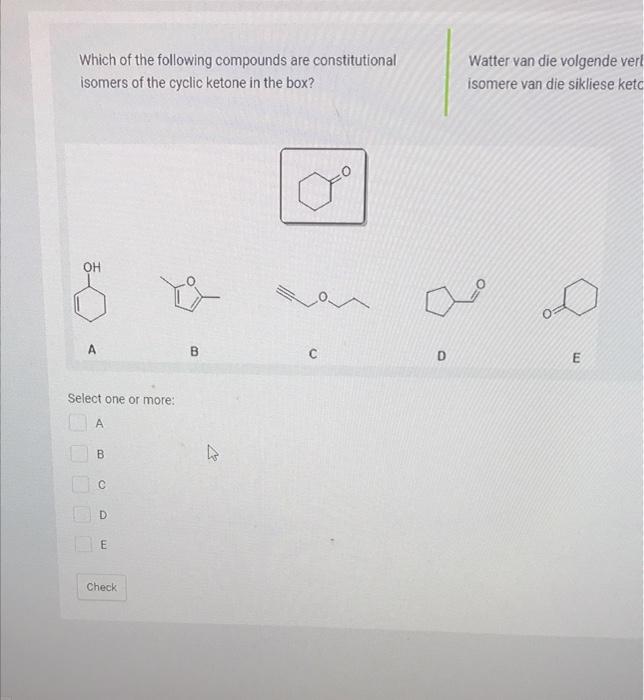 Solved Which of the following compounds are constitutional | Chegg.com