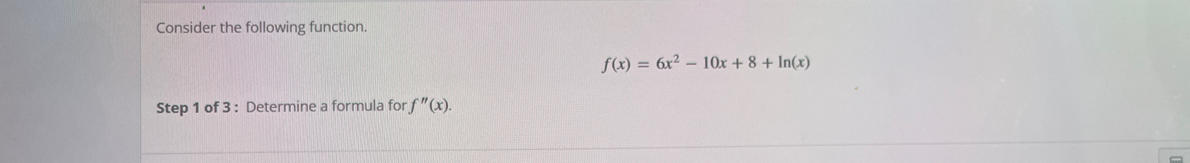 Solved Consider the following | Chegg.com
