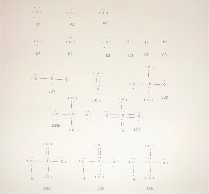 Solved In building the Lewis structure of HSO4(-), what are | Chegg.com