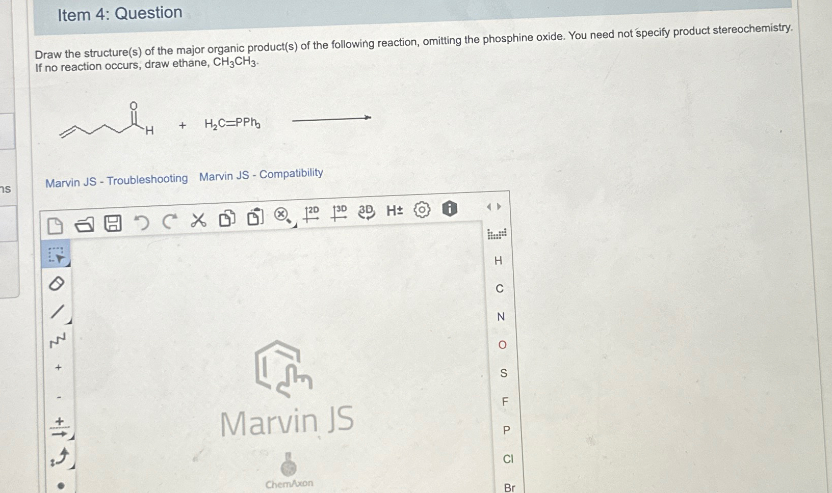 Solved Item 4: QuestionDraw the structure(s) ﻿of the major | Chegg.com