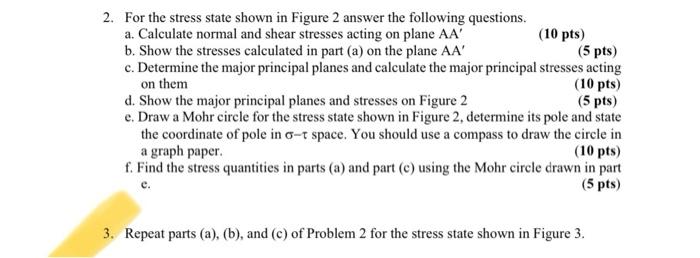 Solved Please Solve problem #3 based on figure 3. Answer for | Chegg.com