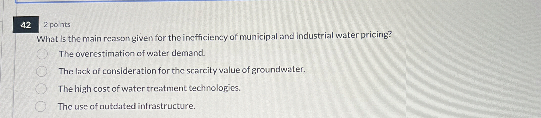 Solved 422 ﻿pointsWhat is the main reason given for the | Chegg.com