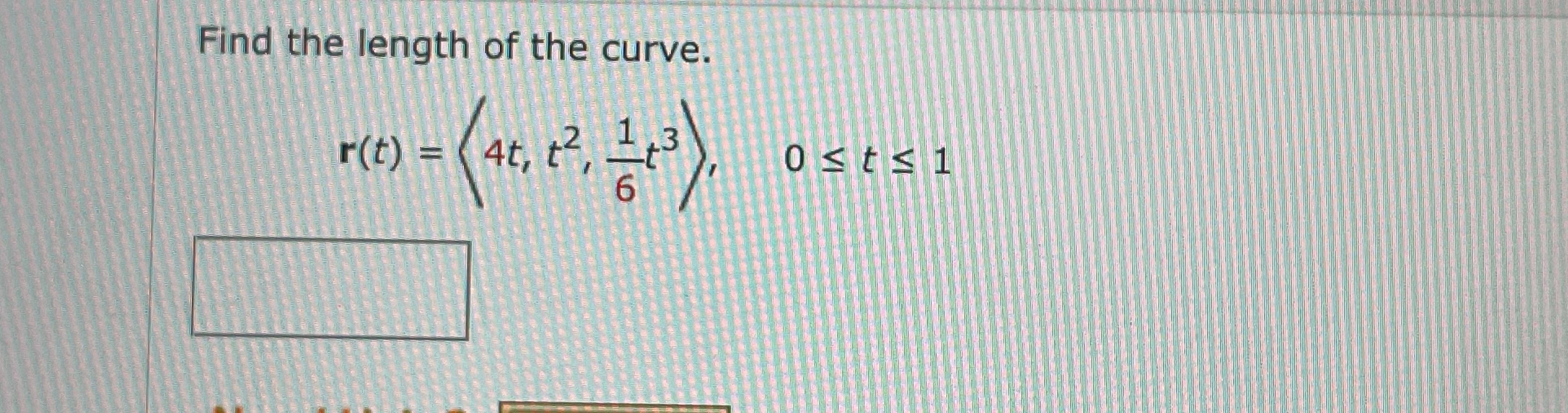 Solved Find the length of the | Chegg.com