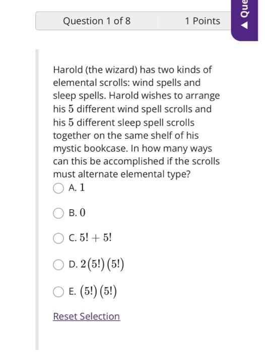 Solved Harold (the wizard) has two kinds of elemental | Chegg.com
