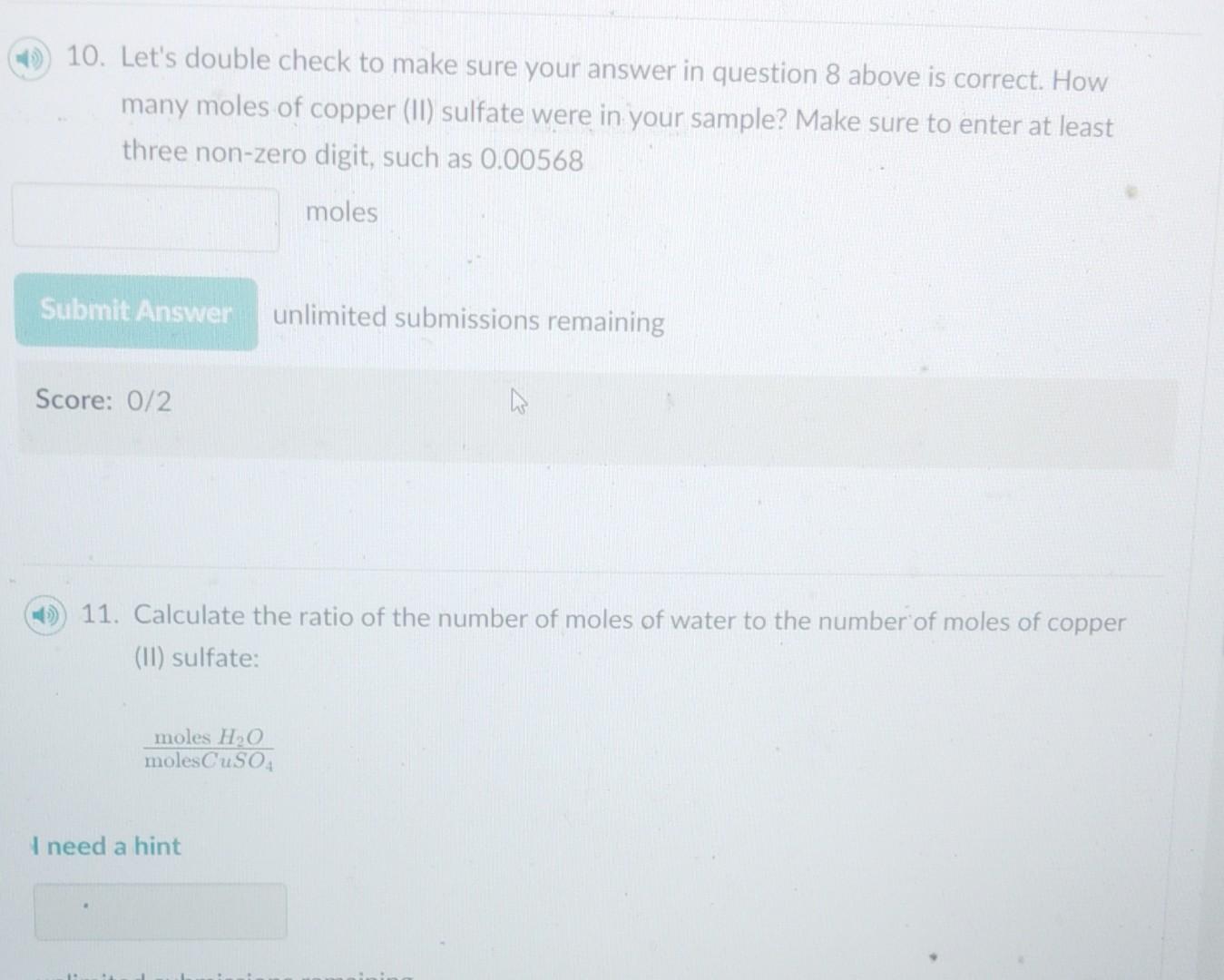 10. Let's double check to make sure your answer in | Chegg.com