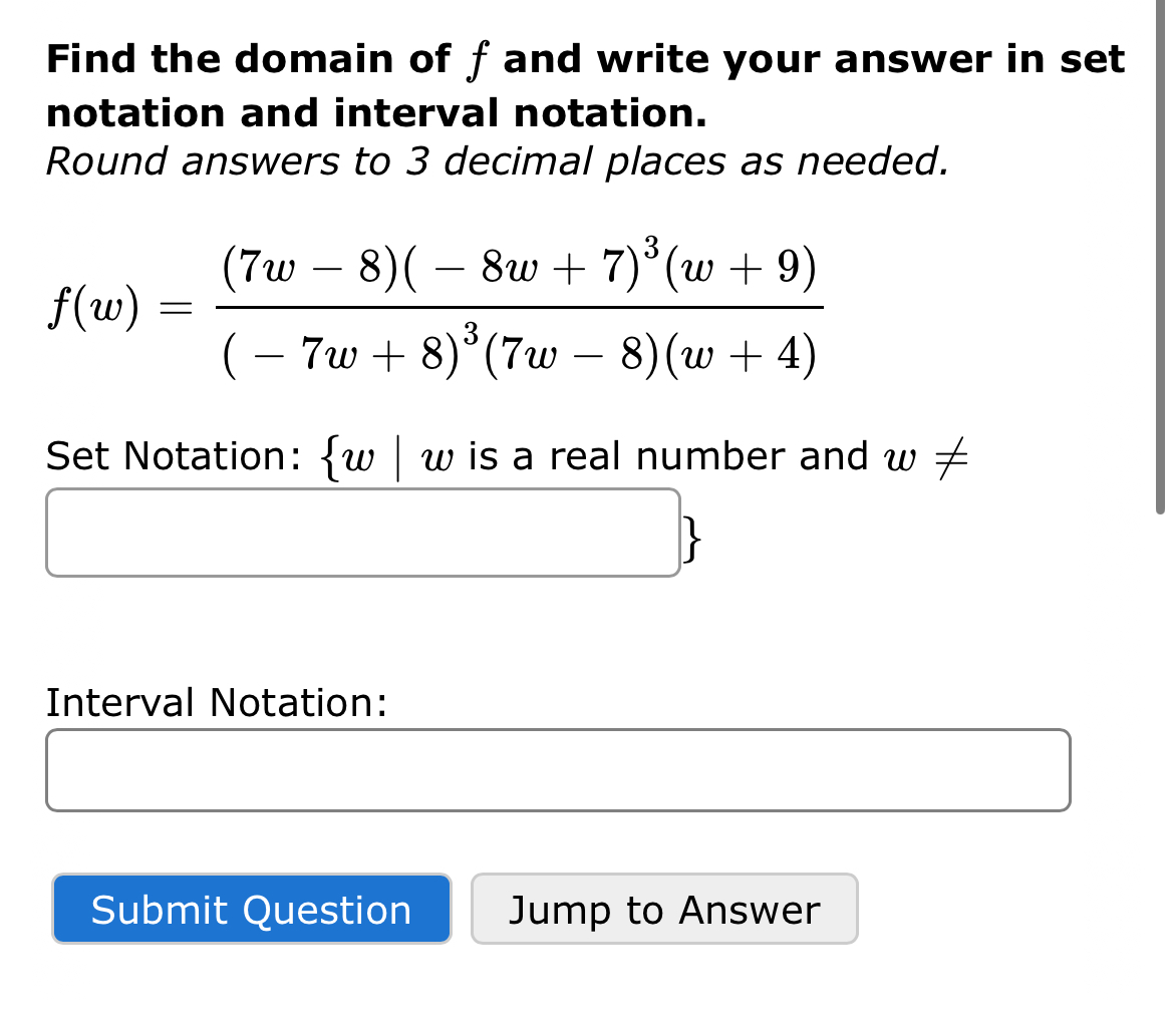Solved Find the domain of f ﻿and write your answer in set | Chegg.com