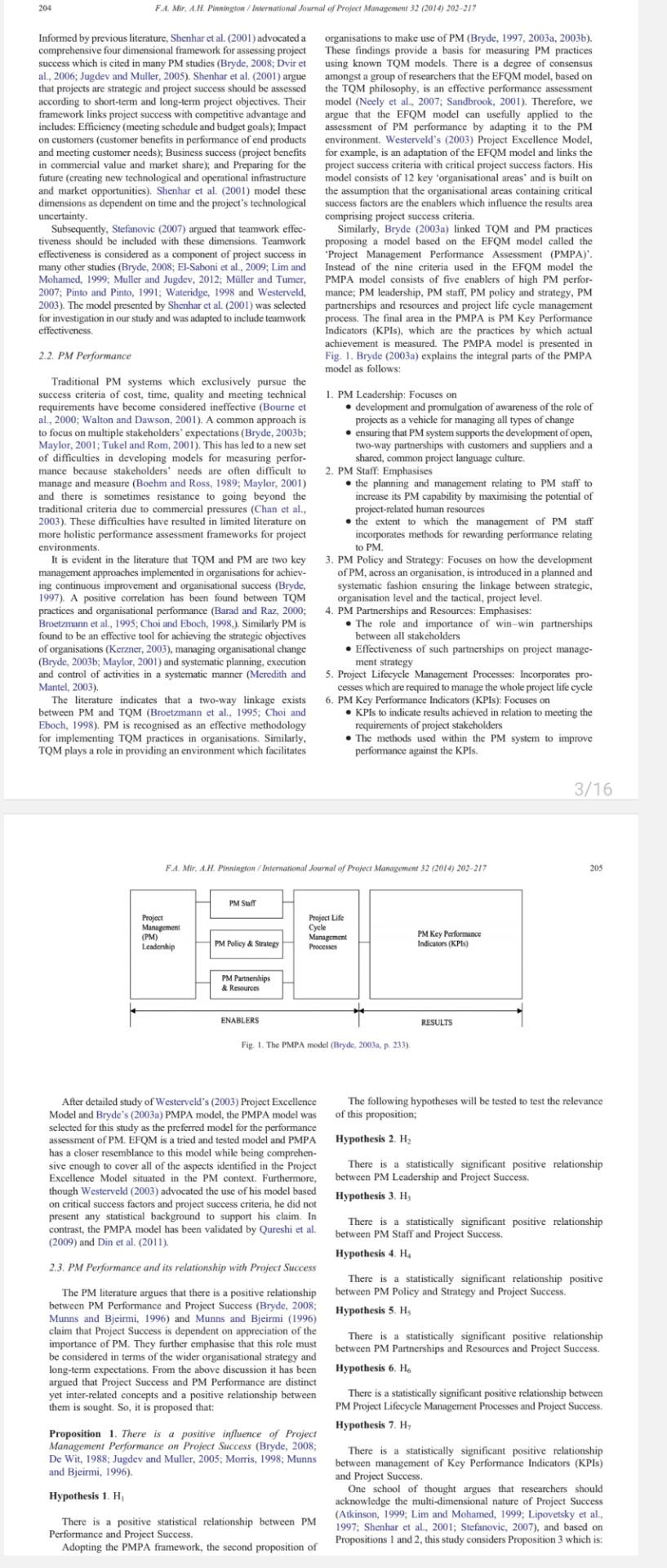 Solved Exploring the value of project management: Linking | Chegg.com