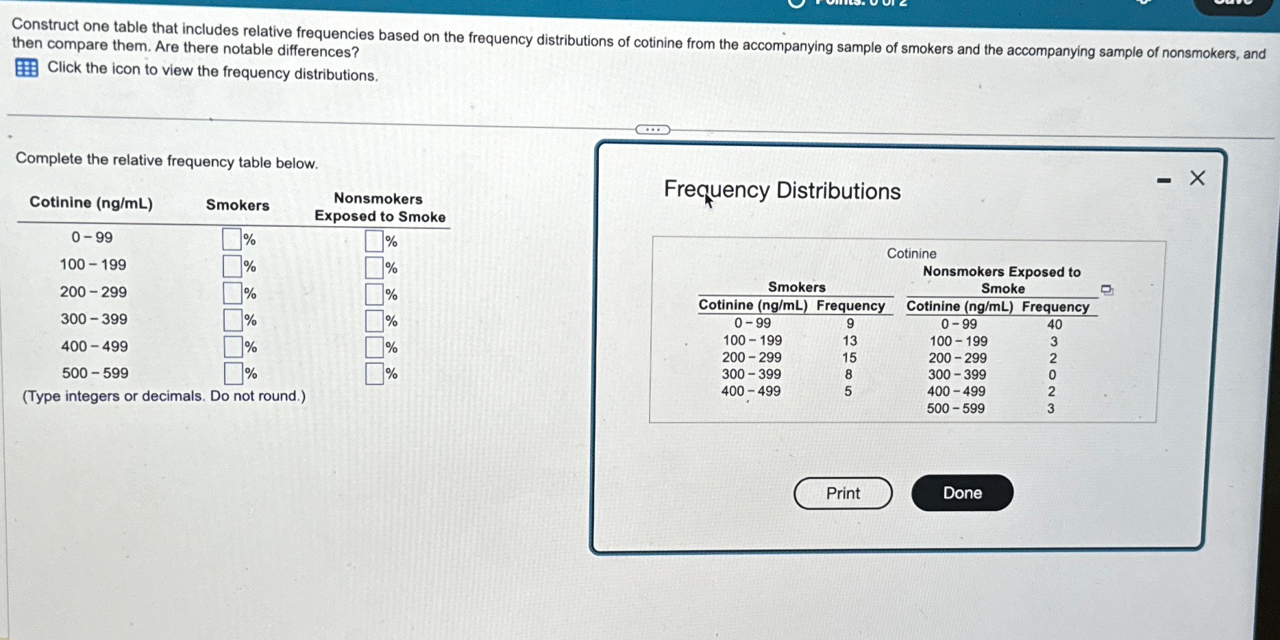 Solved Construct one table that includes relative | Chegg.com Solved Construct one table that includes relative | Chegg.com