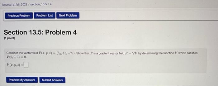 Solved Consider the vector fleld F(x,y,z)=(3y,3x,−7z). Show | Chegg.com