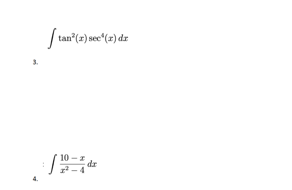 Evaluate the integrals. State the method you are | Chegg.com