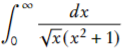 Solved using complex analysis methods solve ∫0∞dxx2(x2+1) | Chegg.com