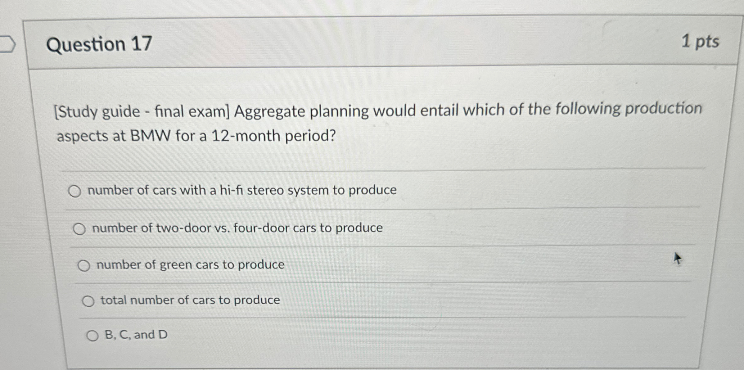 Solved Question 171 ﻿pts[Study guide - ﻿final exam] | Chegg.com