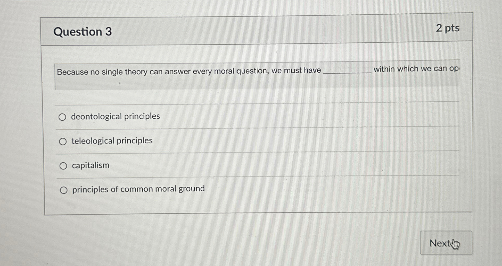 Solved Question 32 ﻿ptsBecause no single theory can answer | Chegg.com