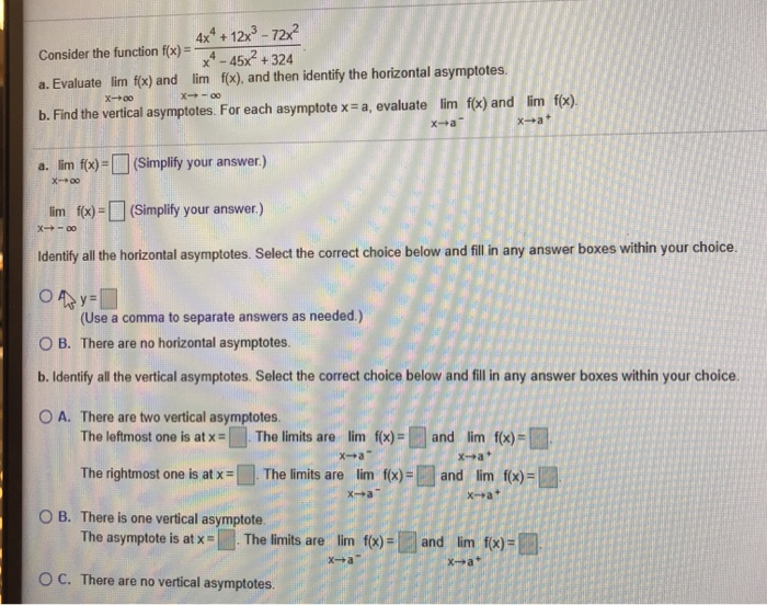 Solved 4x4 + 12x3 - 72x2 Consider the function f(x) = 54 - | Chegg.com