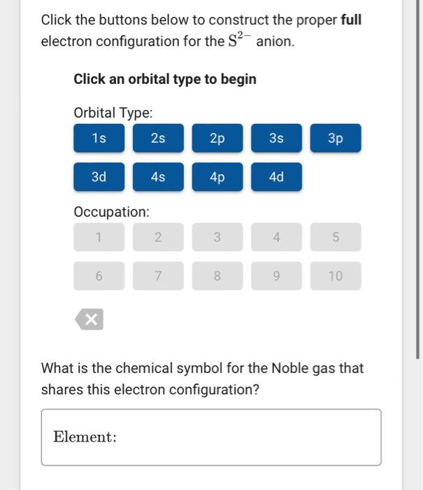 Solved Click the buttons below to construct the proper full | Chegg.com