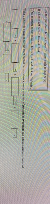 Solved Use the pull-down boxes to specify states such as | Chegg.com