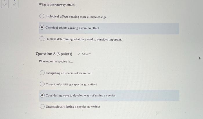 Solved What is the runaway effect? Biological effects | Chegg.com