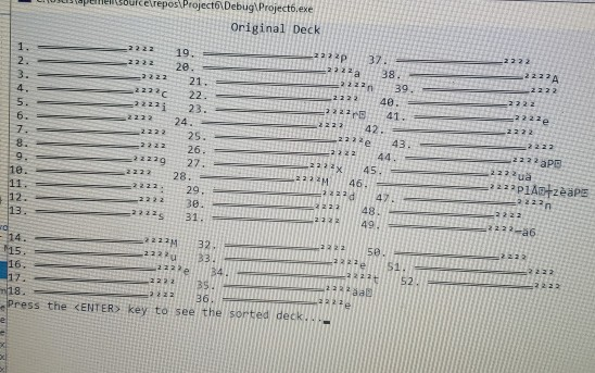 Solved Why does my output look like this? From the | Chegg.com
