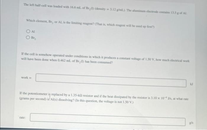 Solved Write the line notation for the following cell. Line | Chegg.com