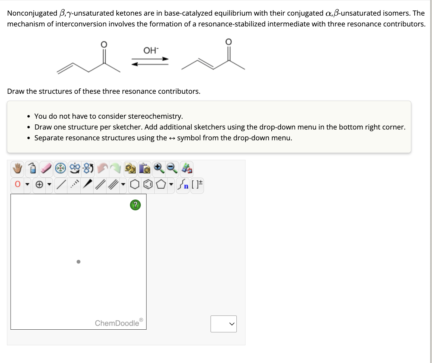 Solved Nonconjugated \( \beta, \gamma \)-unsaturated ketones | Chegg.com