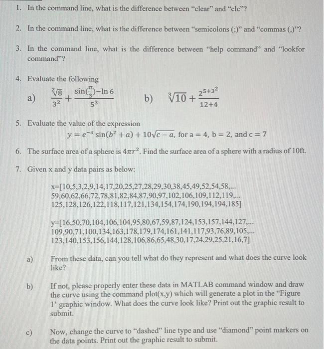 Solved 1. In the command line, what is the difference | Chegg.com