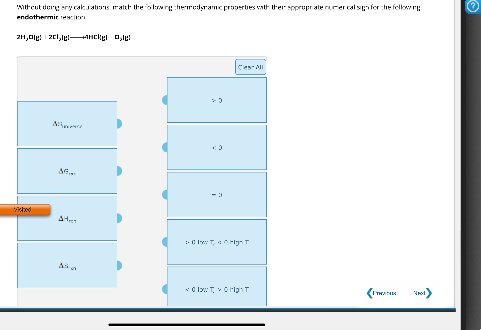 Solved Without doing any calculations, match the following | Chegg.com