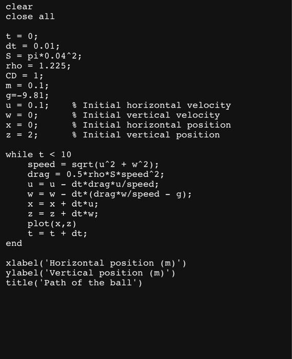 Solved 3. The script EGA118_M2_Q3.m is trying to plot how | Chegg.com