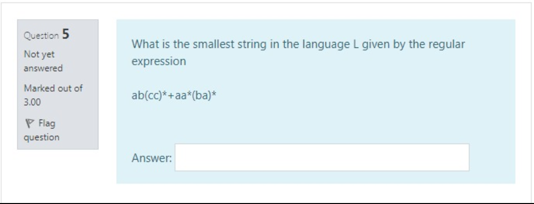 Solved course: theory of automata | computer science. solve | Chegg.com