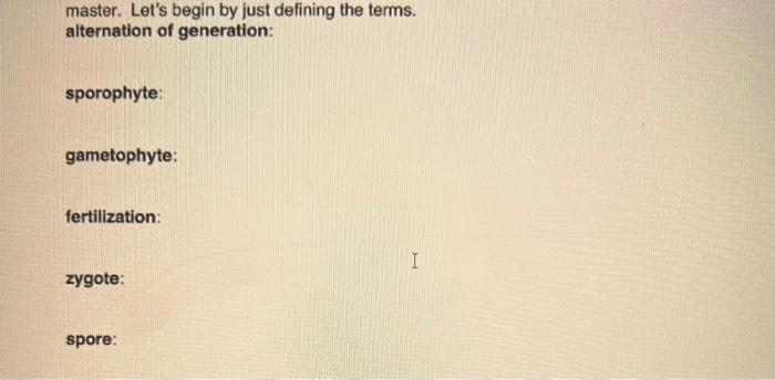 Solved shared with the charophytes is sporopollenin. What is | Chegg.com