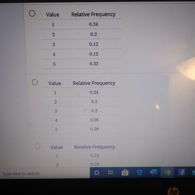 Solved QUESTIONS | FULL Given the frequency table below, | Chegg.com