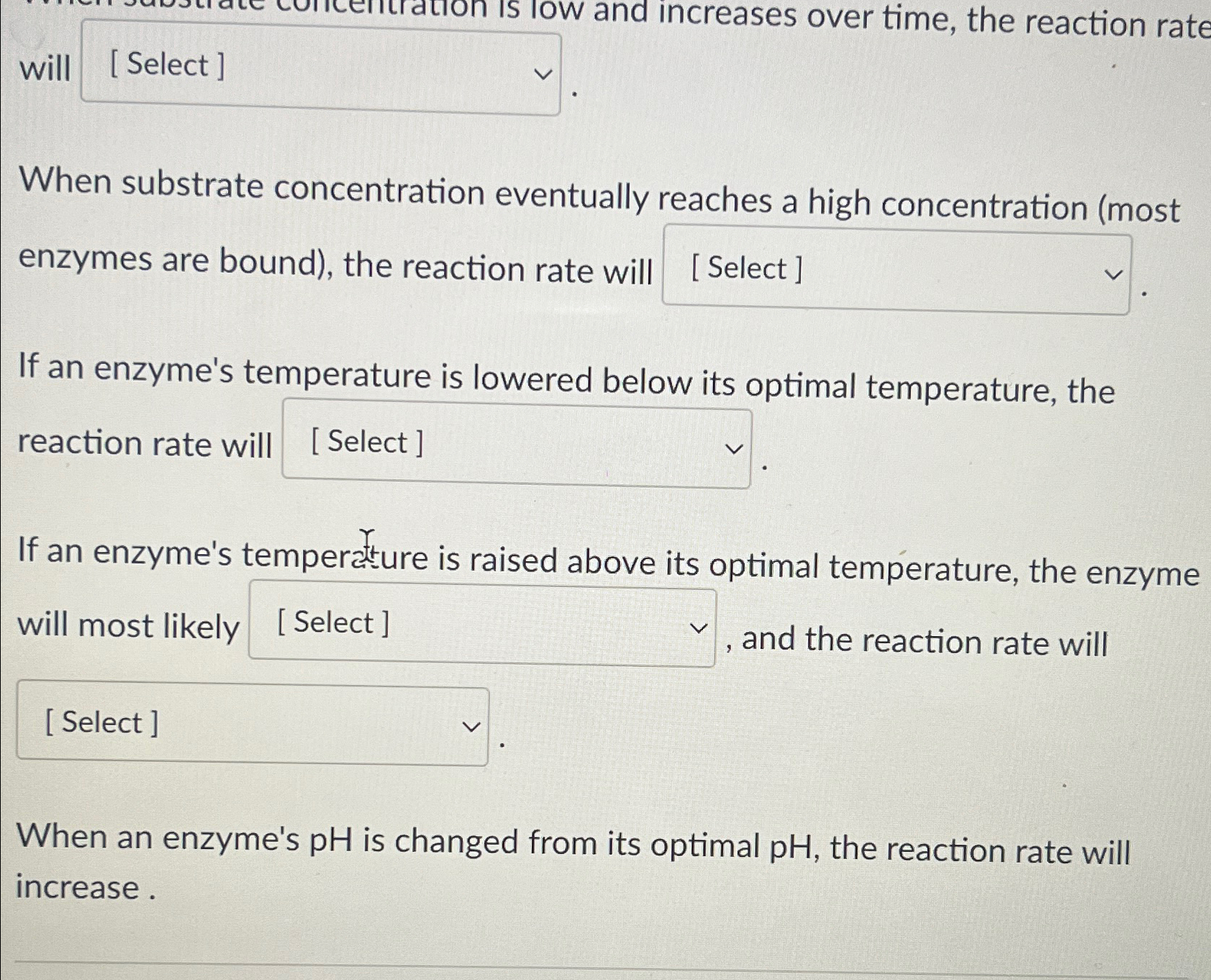 Solved wiWhen substrate concentration eventually reaches a | Chegg.com