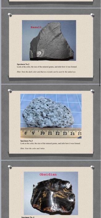 Solved STEPS 1 Use the Flowchart for Rock ID (choose from | Chegg.com