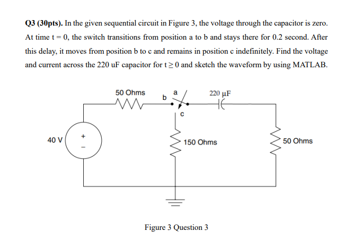 Solved Q3 (30pts). ﻿In the given sequential circuit in | Chegg.com
