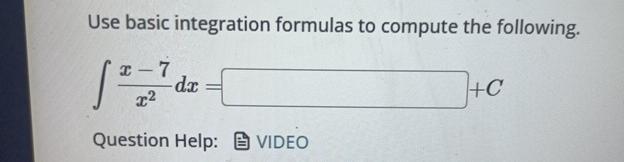 Solved Use basic integration formulas to compute the | Chegg.com