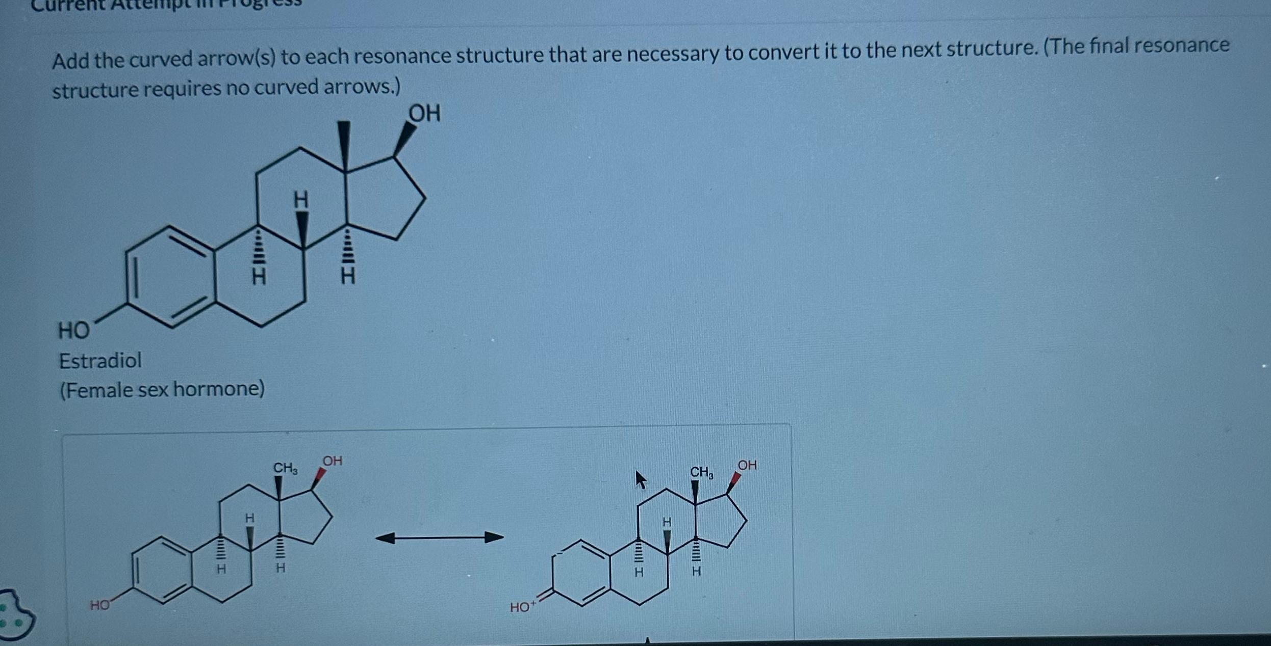 Solved Add the curved arrow(s) ﻿to each resonance structure | Chegg.com