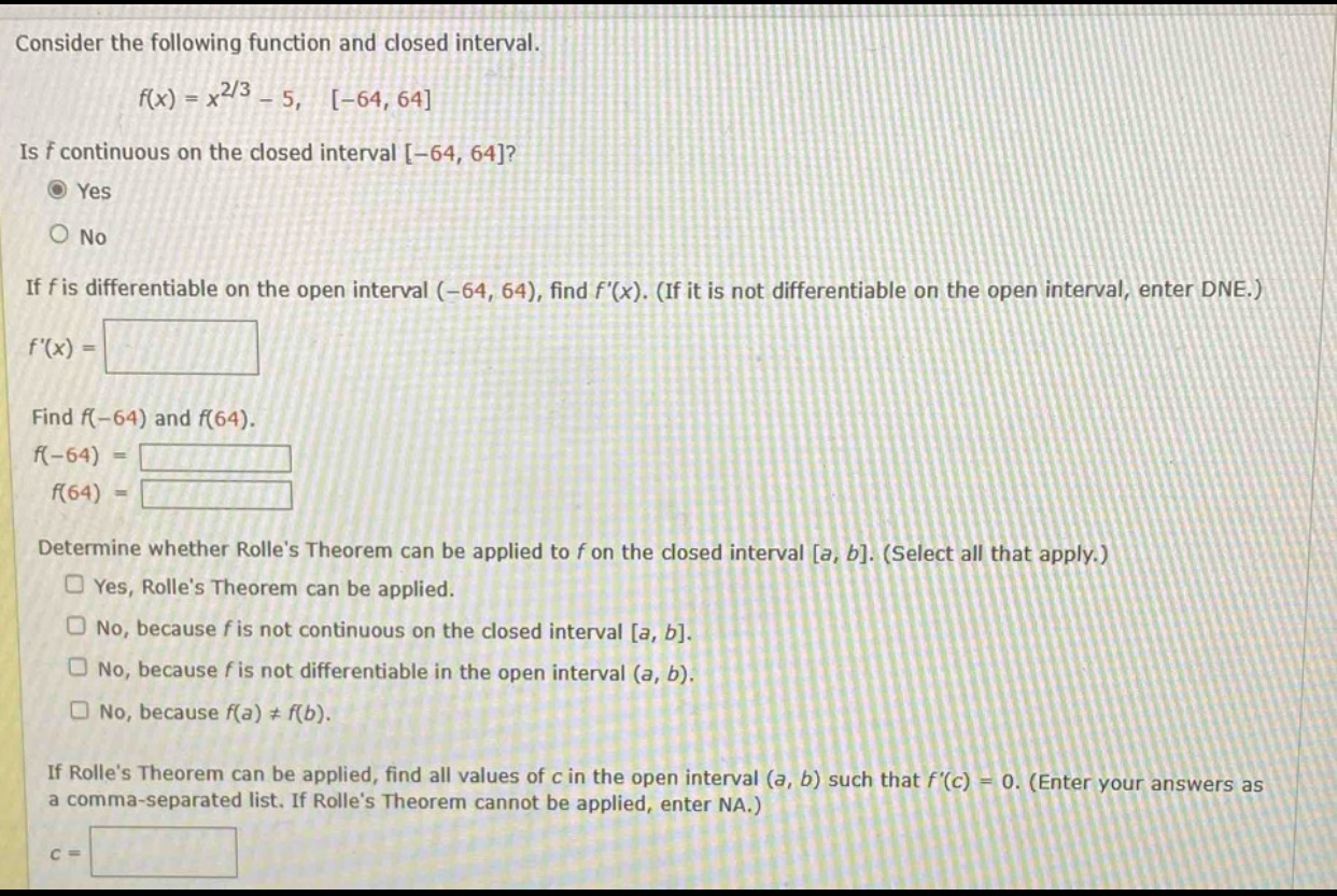 Solved Consider the following function and closed | Chegg.com
