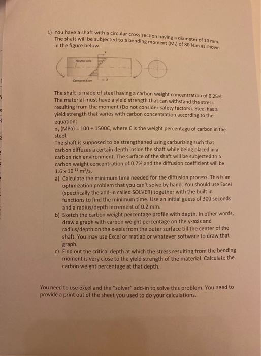 solve the question without using solver if not | Chegg.com