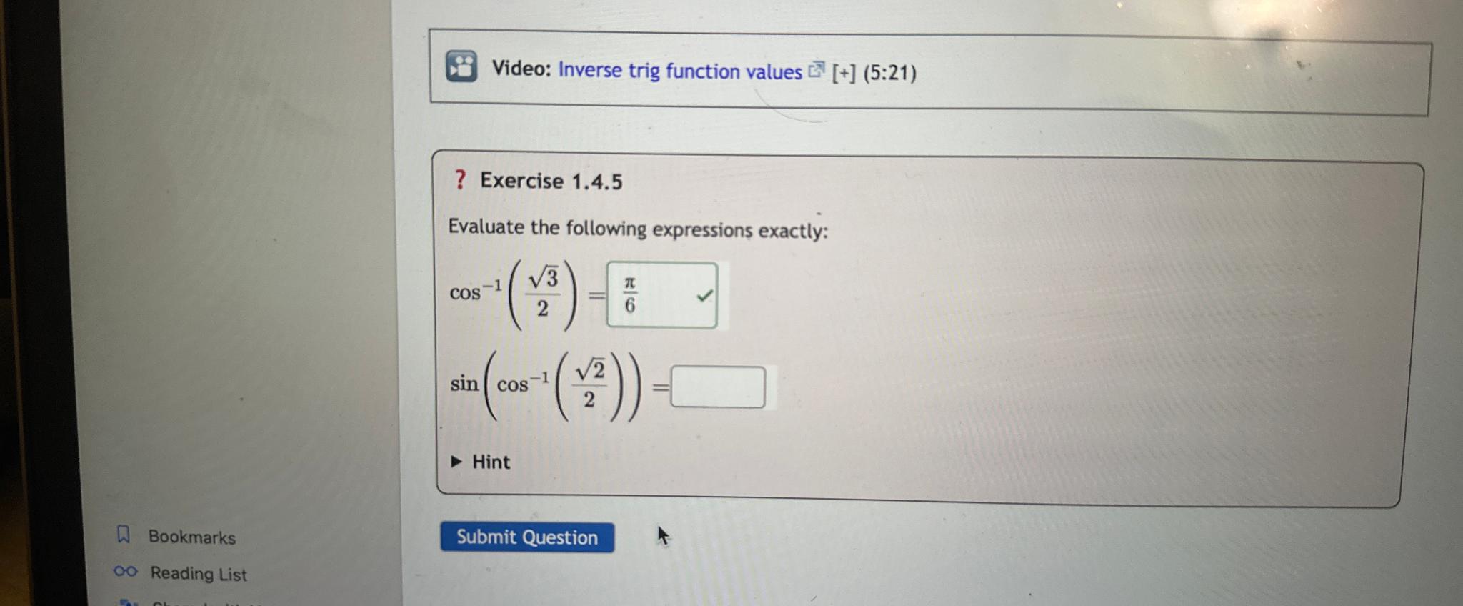 Solved Evaluate the following expressions | Chegg.com