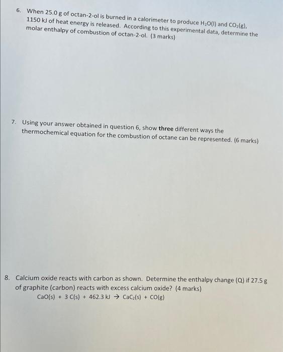 Solved 1. The molar heat of fusion of ethanol (C2H5OH) is | Chegg.com