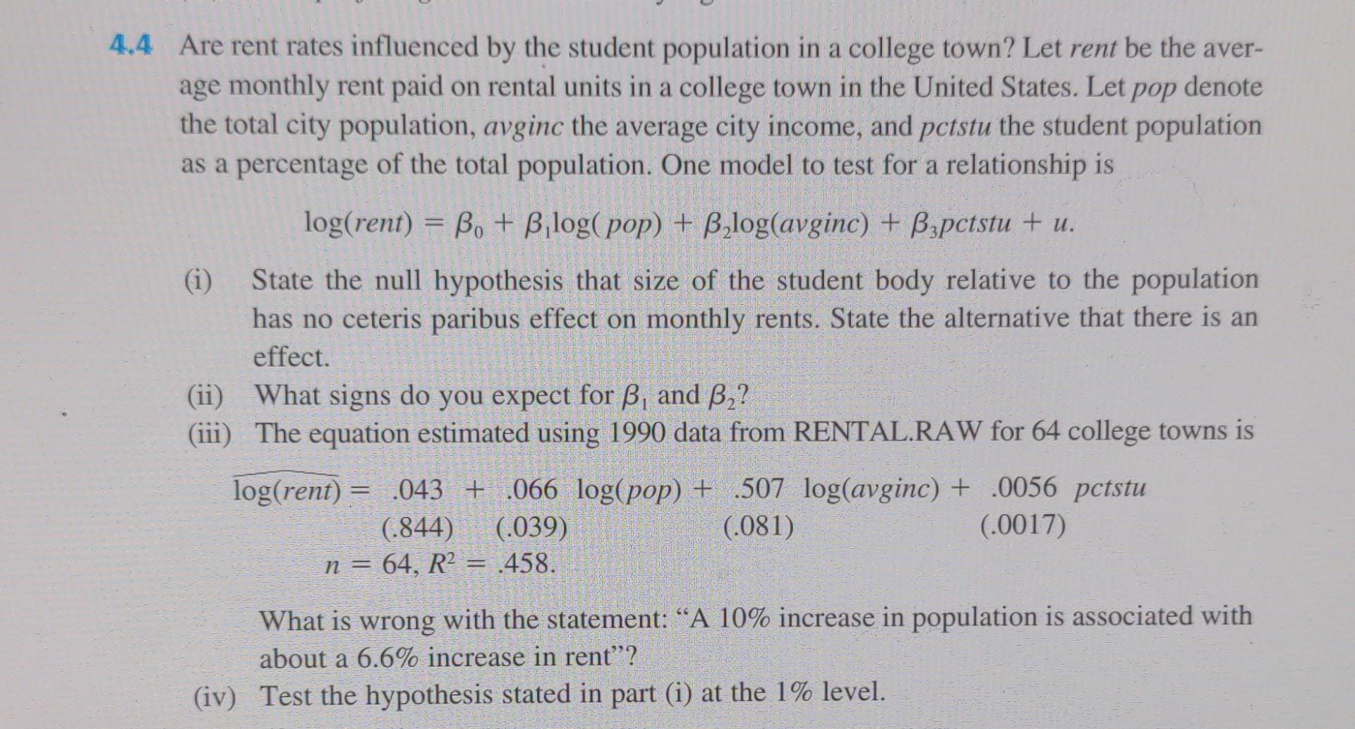 Solved P159-160 4.2 4.4(1)(iv) Use the data in WAGE2.dta for | Chegg.com