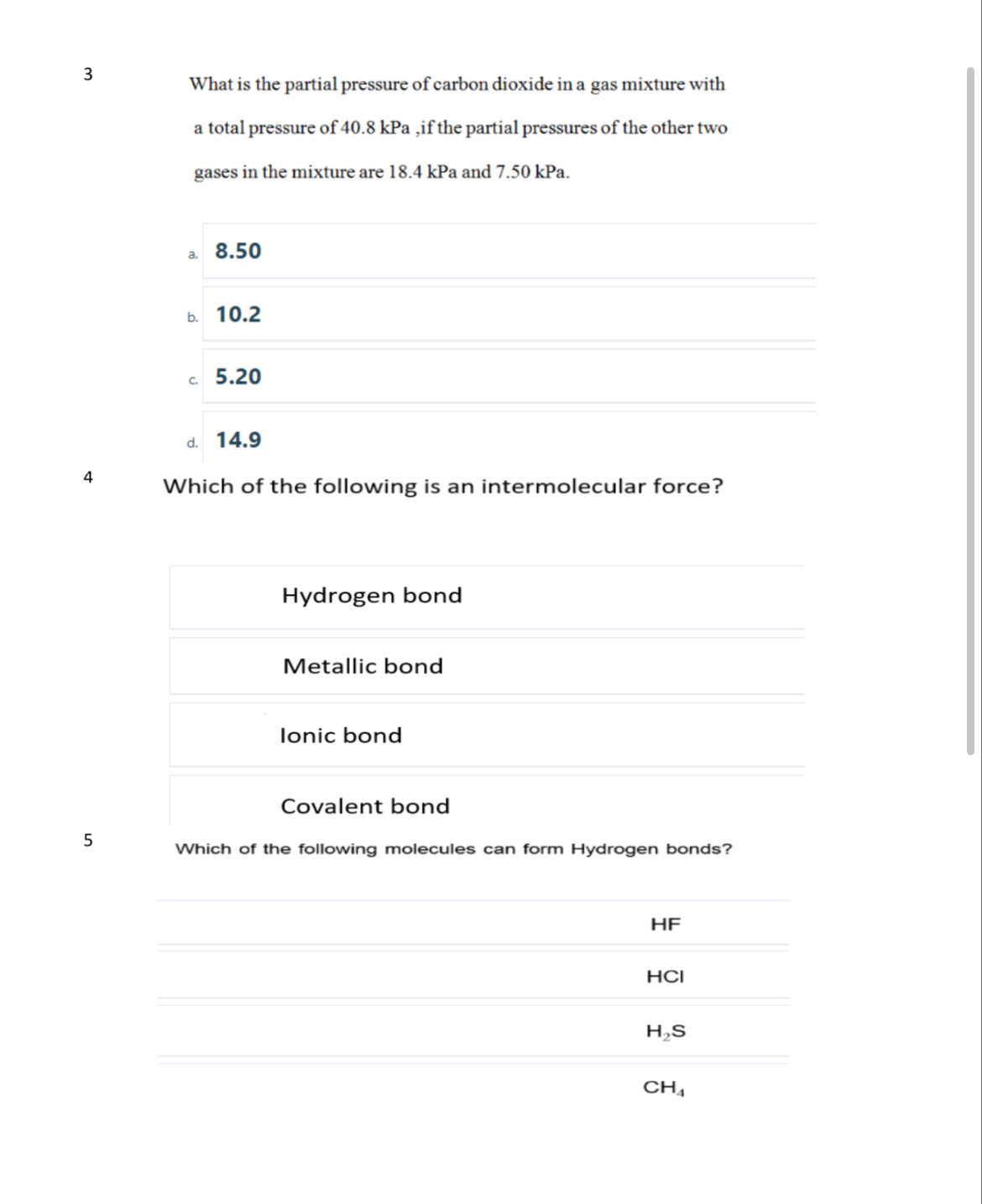 Solved WORKSHEET ON STATES OF MATTER AND GASES1Four | Chegg.com