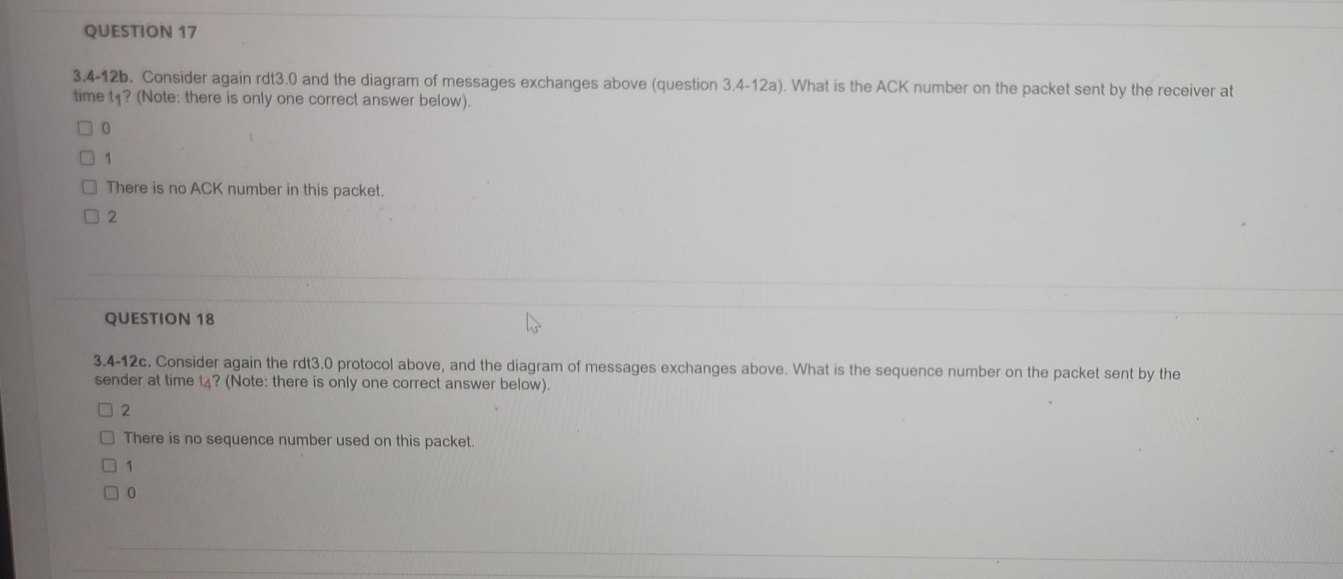 Solved 3.4-12a. The RDT 3.0 protocol. As we learned in | Chegg.com