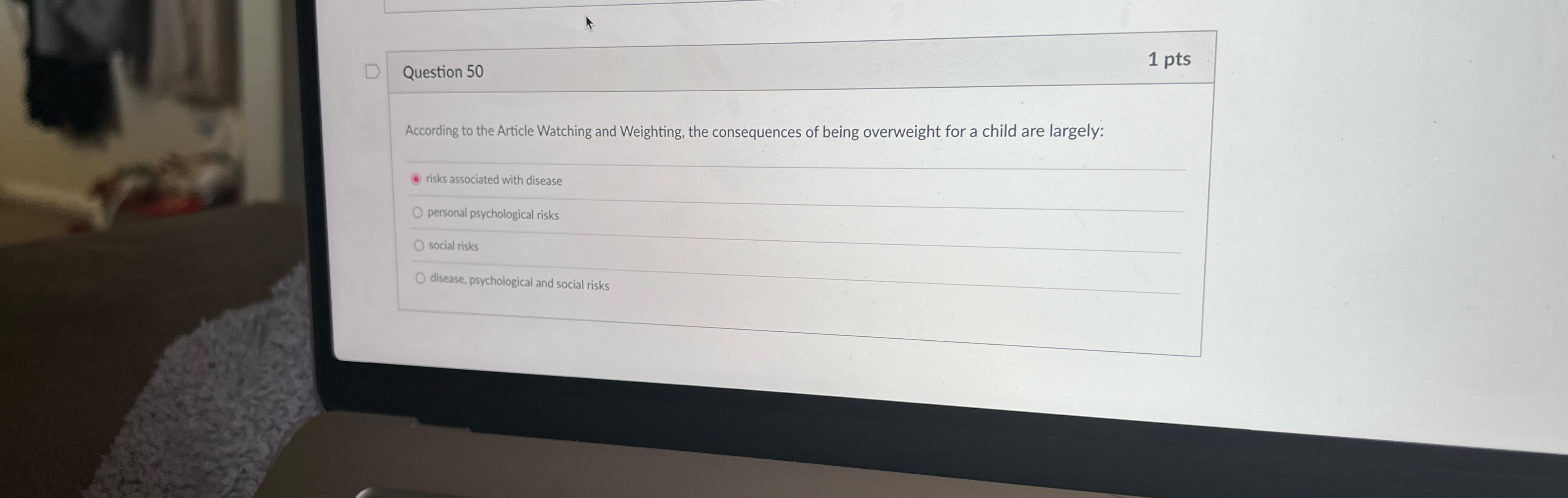 Solved Question 501 ﻿ptsAccording to the Article Watching | Chegg.com