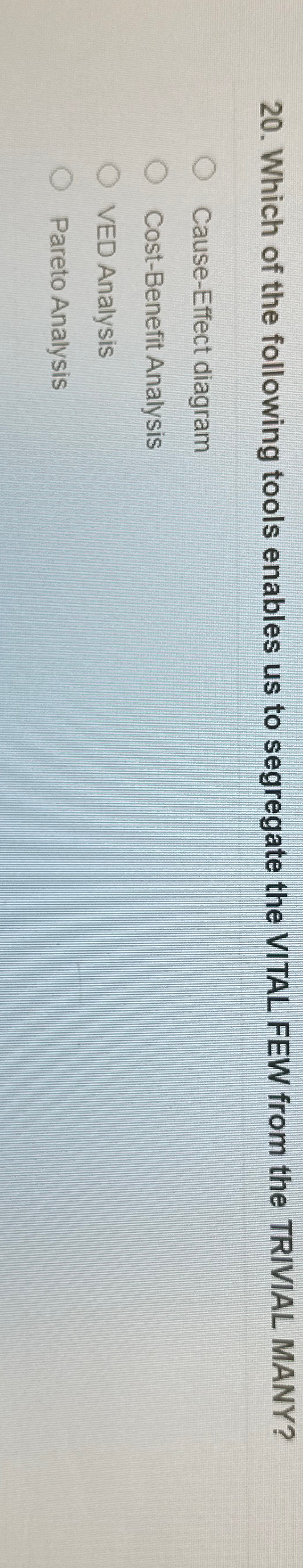 Solved Which of the following tools enables us to segregate | Chegg.com