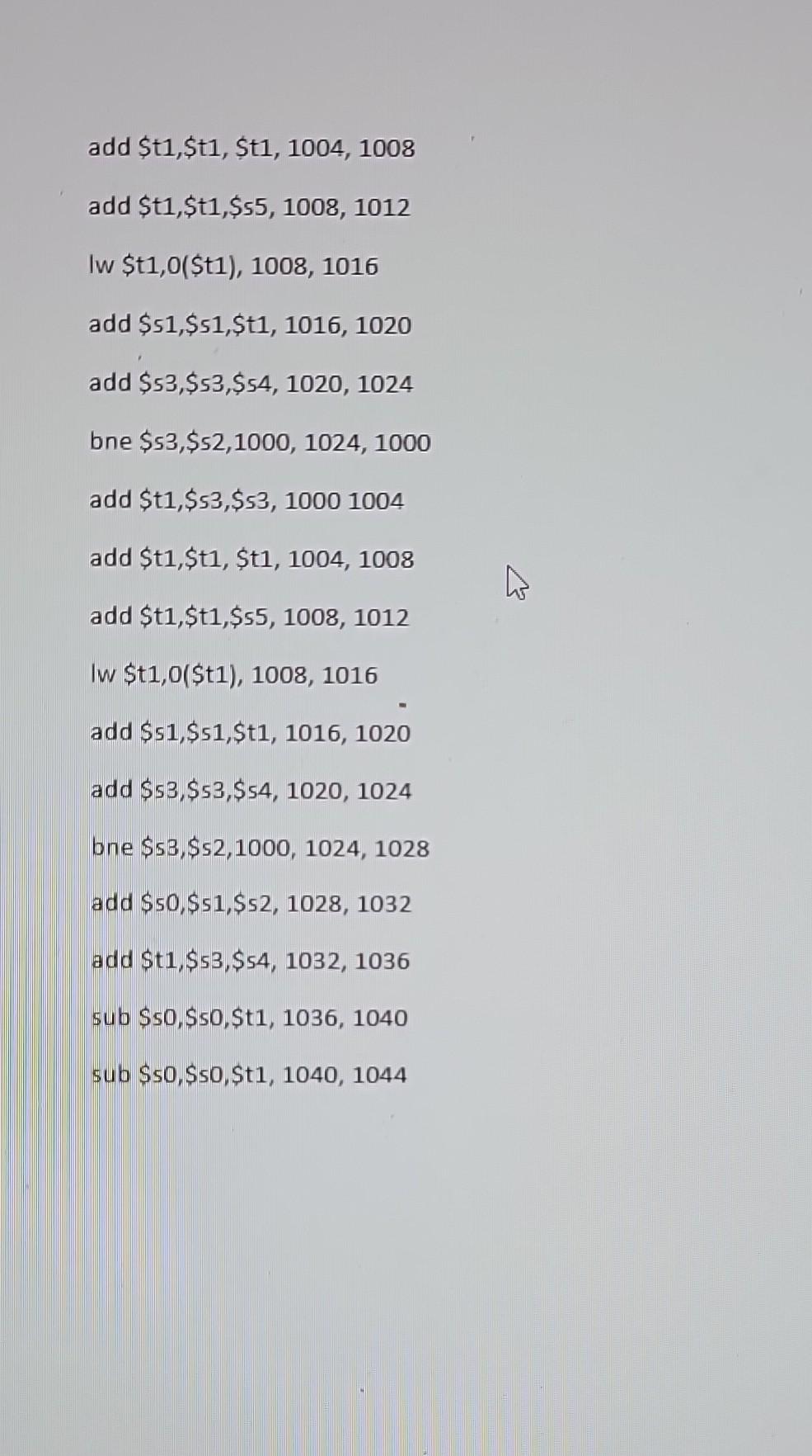 Solved CS 3443 : Simulating datapath for next instruction | Chegg.com