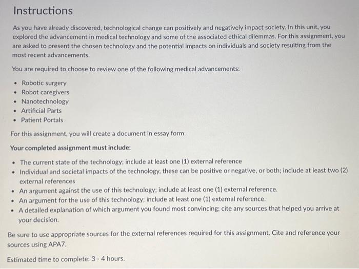 Solved Instructions As you have already discovered, | Chegg.com