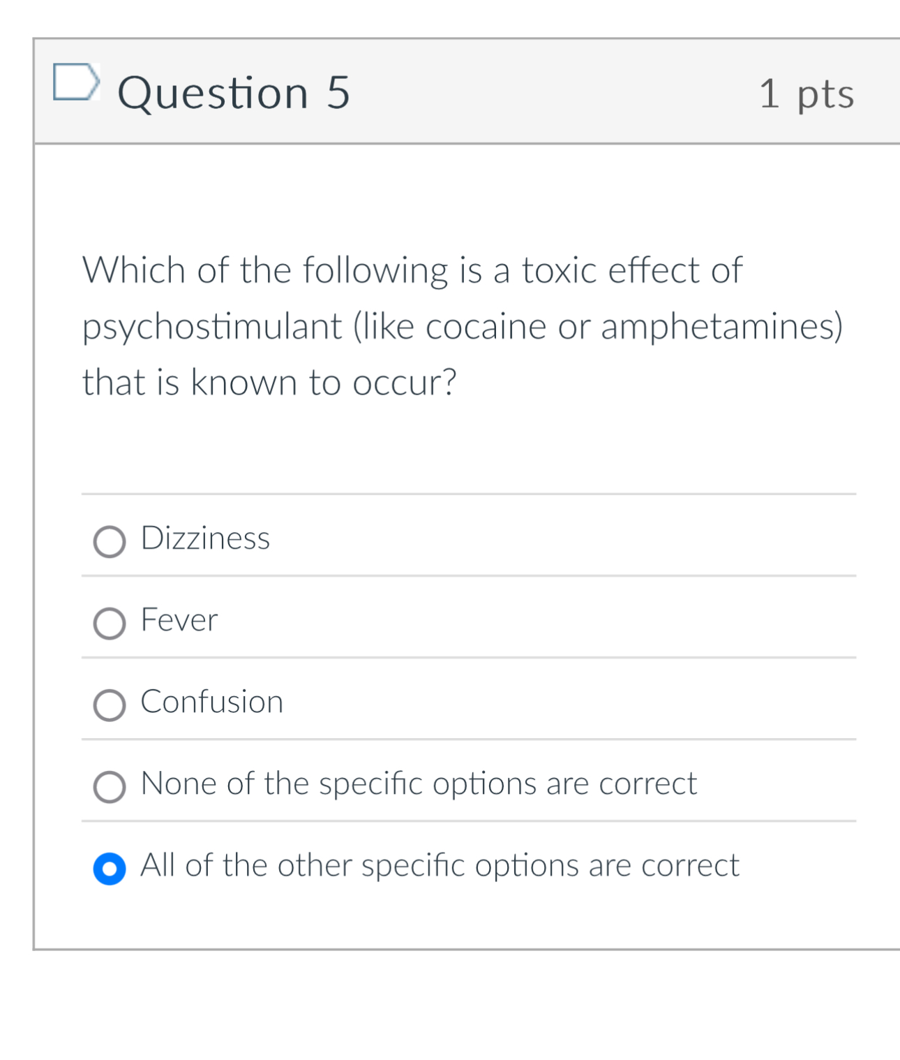 Solved Question 51 ﻿ptsWhich of the following is a toxic | Chegg.com